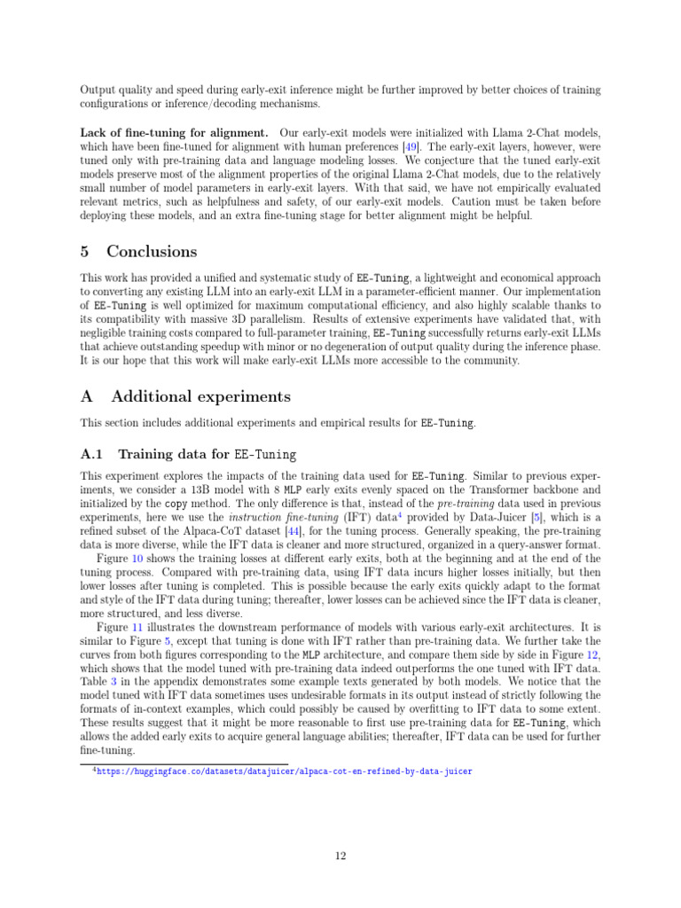 T Scalable Solution For Tuning Early Exit Large Language Models2402 00518 Pdf Computational