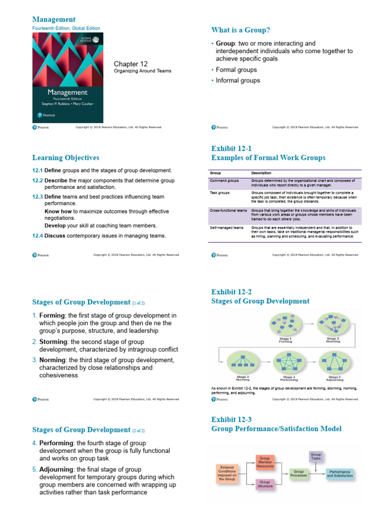 Management Robbins 14e-Ge C12 Slides | PDF | Leadership | Group ...