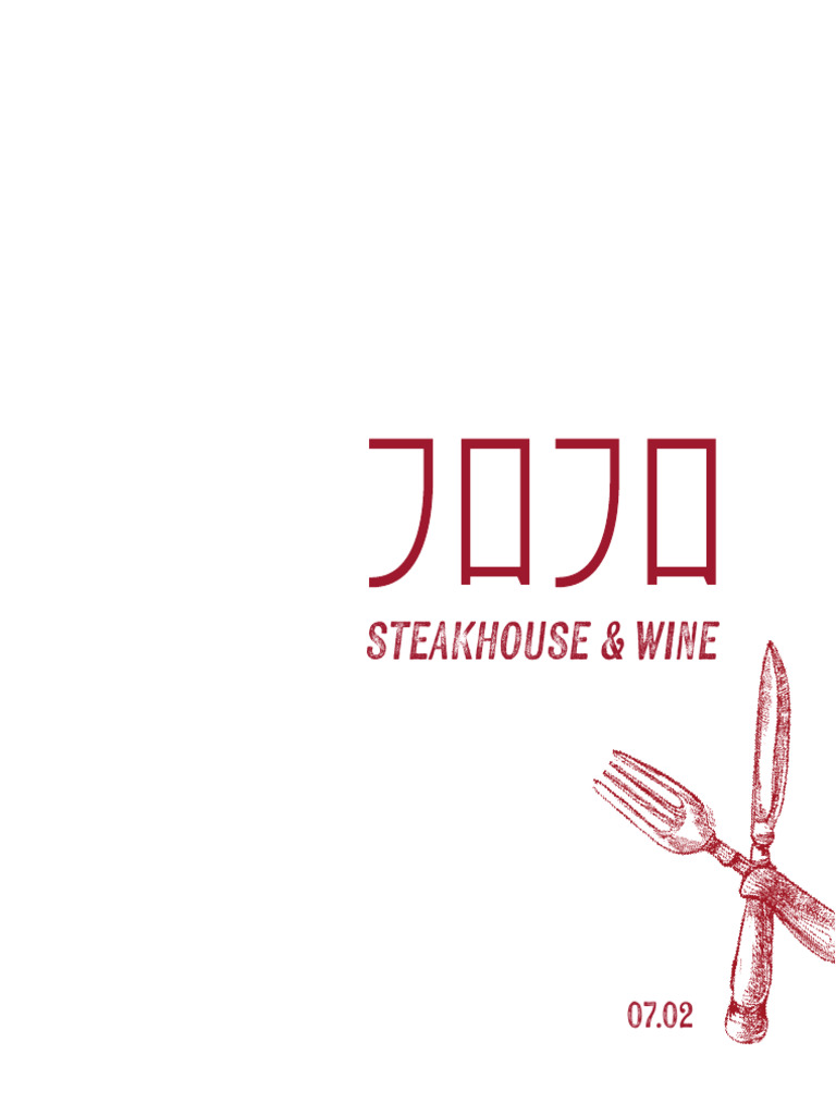 Jojo Main Menu 0206 | PDF | Curry | Steak