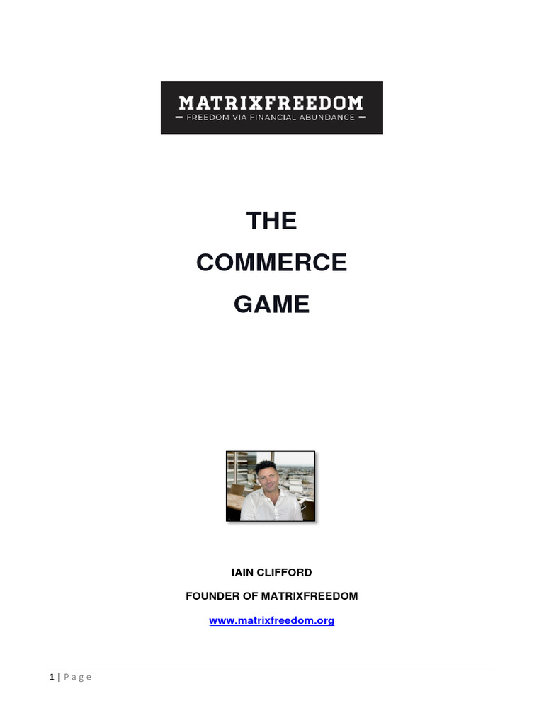 The Commerce Game Ebook | PDF | Debt | Credit
