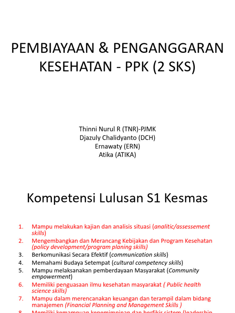 Kontrak PPK - 2023 | PDF | Pengembangan Diri | Kesehatan Holistik