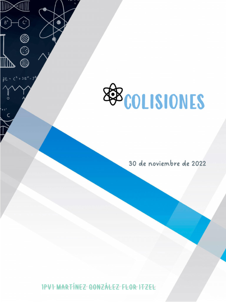 COLISIONES | PDF | Cinética química | Fenomeno fisico
