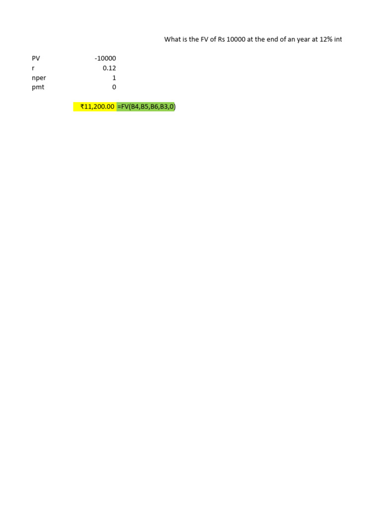Present value basics_student | PDF | Interest | Present Value