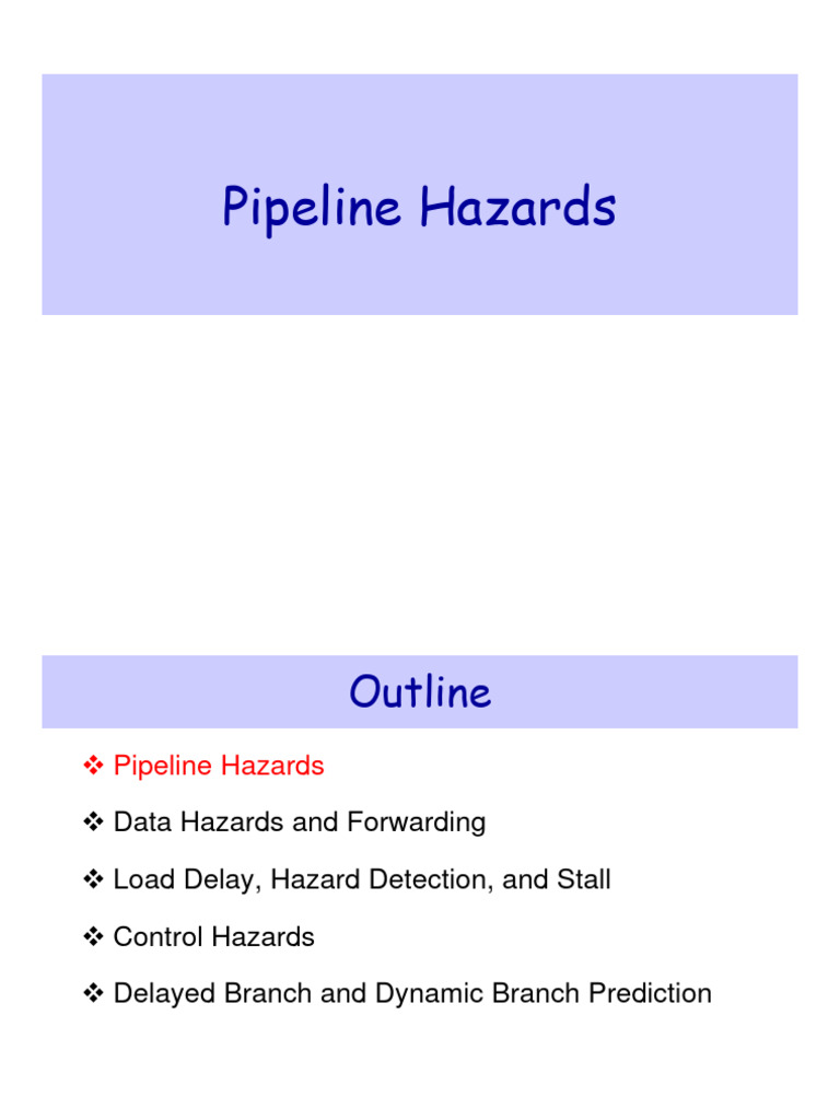 Understanding Pipeline Hazards in CPUs | PDF | Integrated Circuit ...