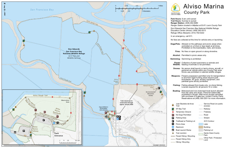 Alviso Marina Guide Map | PDF