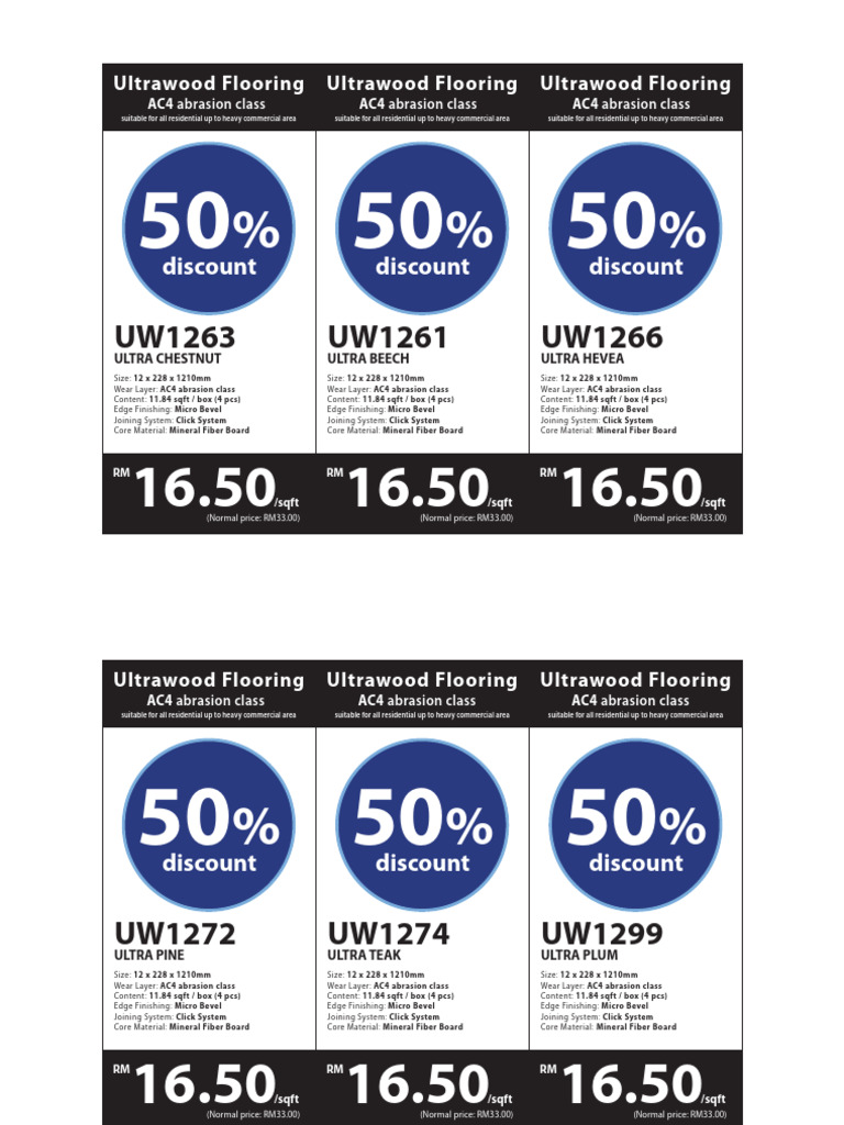 Ultrawood 12MM | PDF | Materials