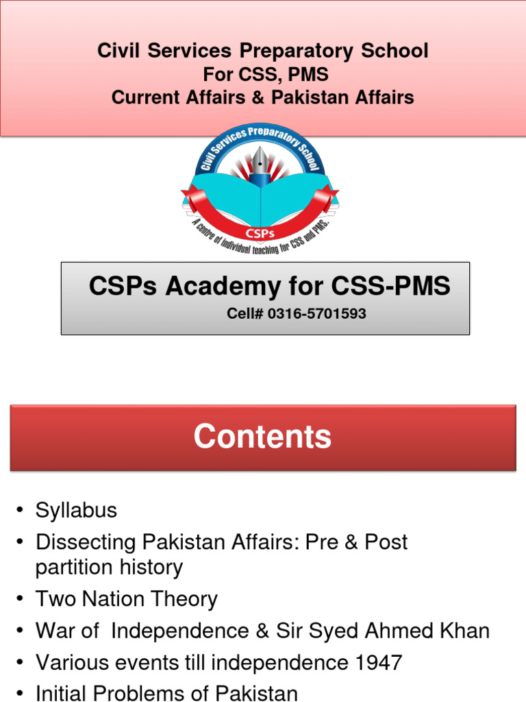 Pakistan Studies Pre and Post Partition | PDF | All India Muslim League ...