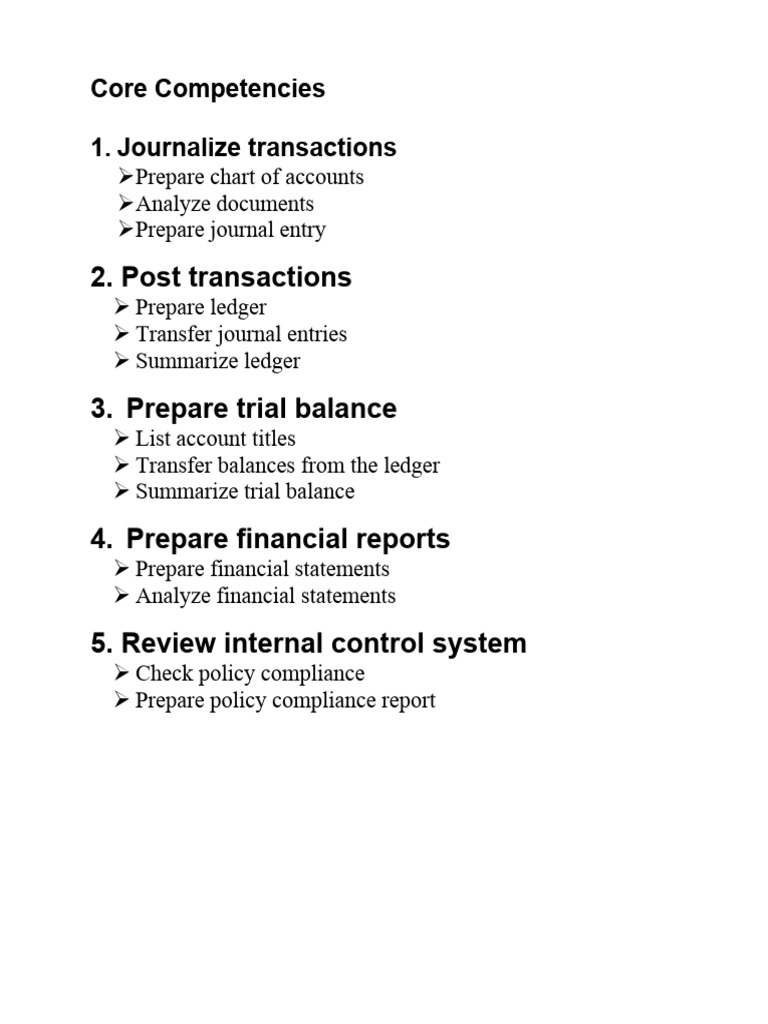 Core of Bookkeeping | PDF | Depreciation | Bad Debt