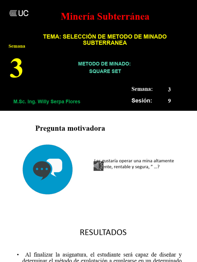 8 MINSUB Descripción MES SQUARE SETa | PDF | Minería | Madera