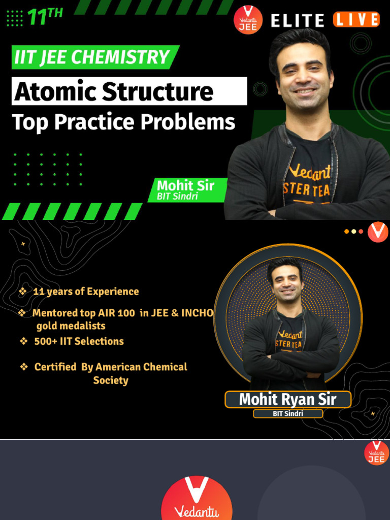 Top Practice Problem (Atomic Structure) | PDF | Photoelectric Effect ...