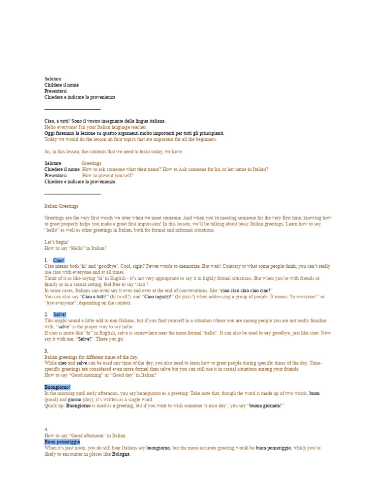 Lesson 1 EN | Download Free PDF | Grammar | Syntax