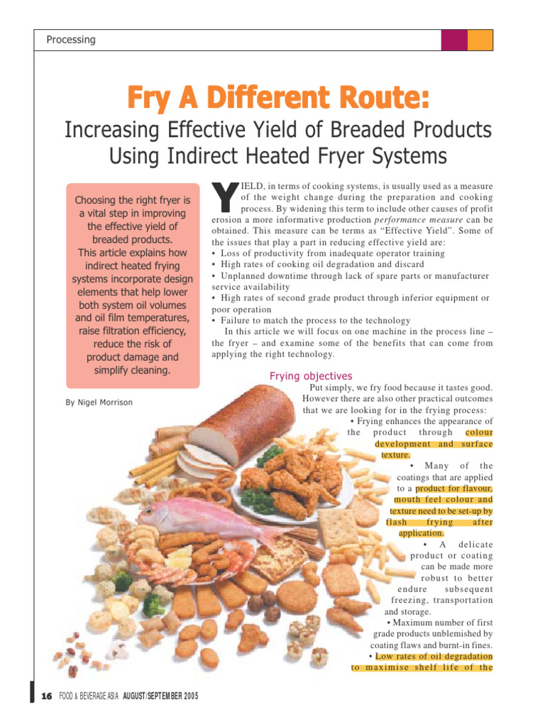 Increase Effective Yield - Breaded Products | PDF | Filtration ...
