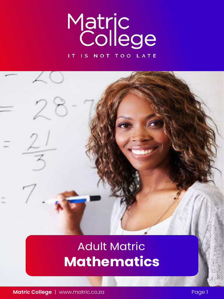 MC Mathematics Compressed | PDF | Mathematics | Pure Mathematics