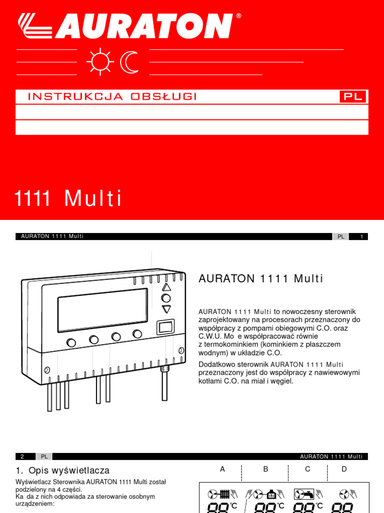 Instrukcja AURATON 1111 PL | PDF