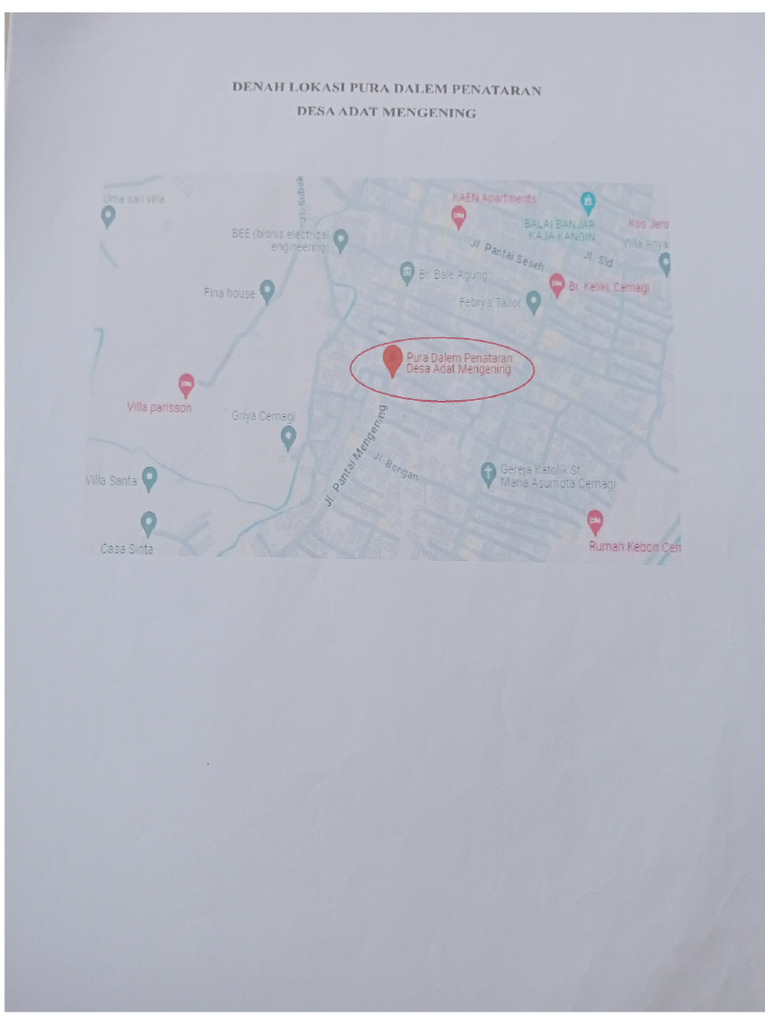 Denah Lokasi | PDF