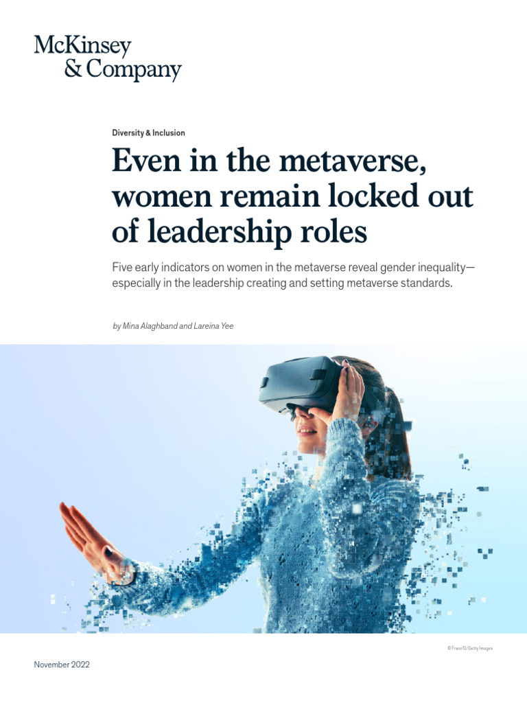 Gender Gap in The Metaverse | PDF | Virtual Reality | Augmented Reality