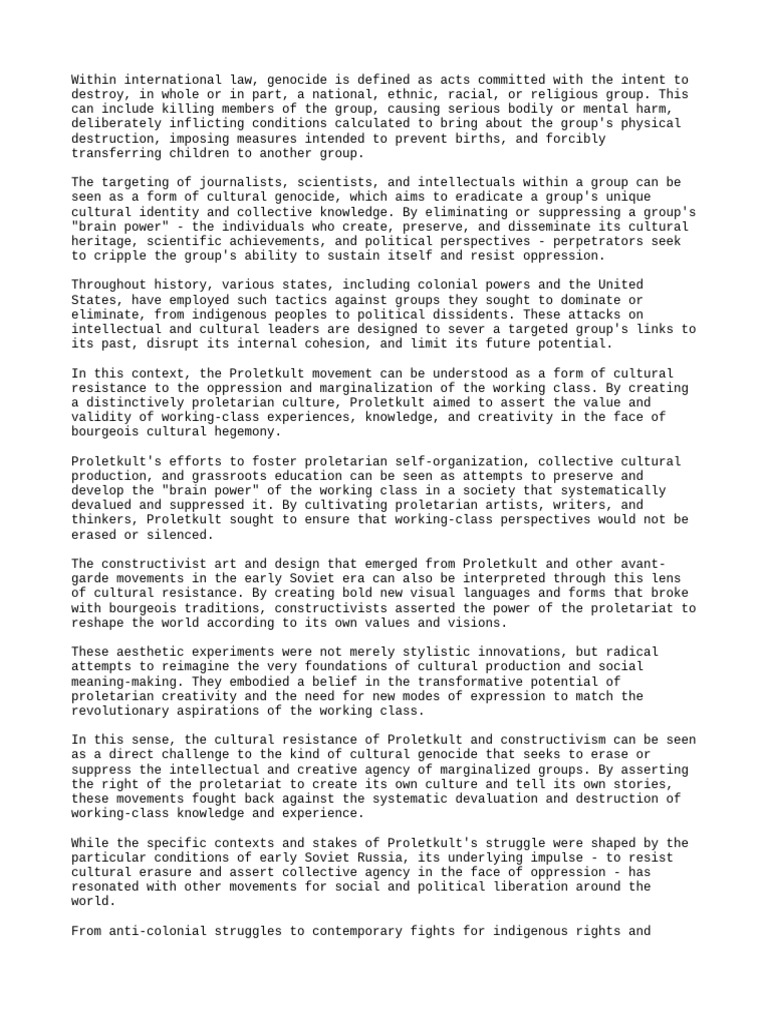 Genocide Introduced As A Research Topic | PDF | Genocides | Working Class