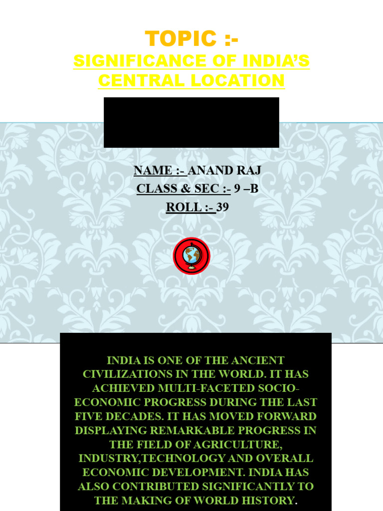 Class 9b HHW SST | PDF | Asia | Indian Ocean