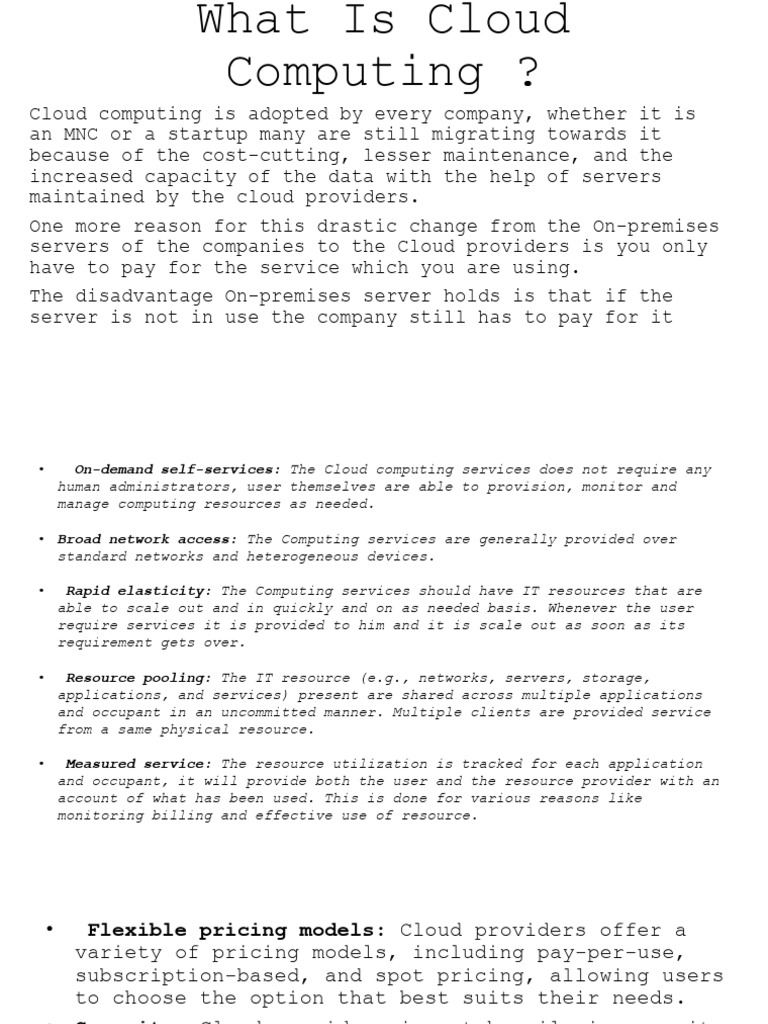 Module 10 Cloud Computing CCC Nielit | PDF | Cloud Computing | Platform ...