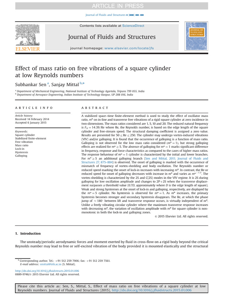 2015 Sen | Download Free PDF | Finite Element Method | Oscillation