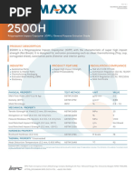 C080MA Impact Copolymer Data Sheet | PDF | Yield (Engineering ...