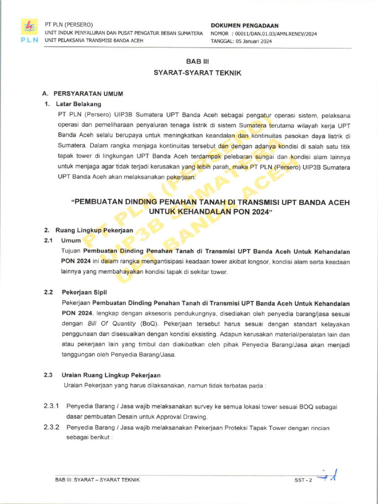 Teknis Dpt Aceh | PDF