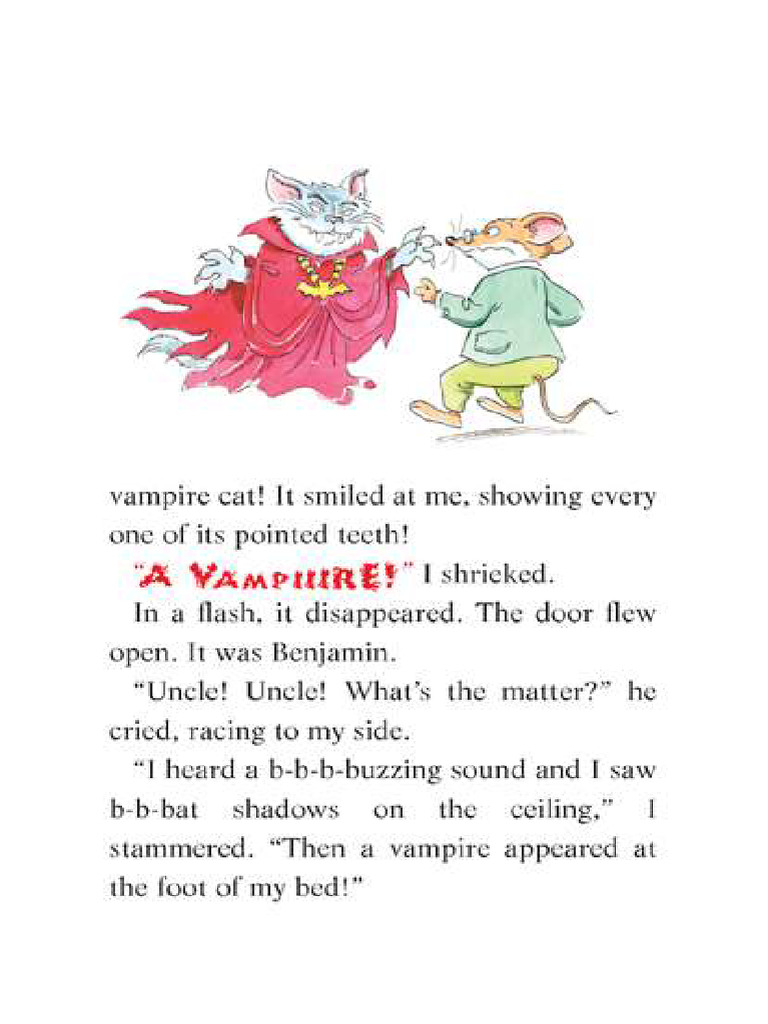 Geronimo Stilton - Book 3 - Cat and Mouse in A Haunted House | PDF