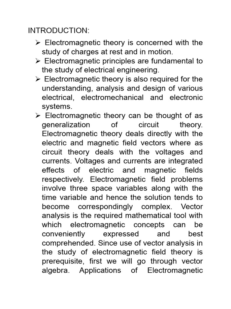 Eme | Download Free PDF | Electromagnetic Field | Magnetic Field