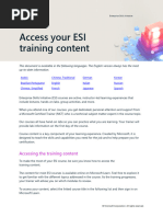 ESI Course Catalog Version 3 | PDF | Microsoft Azure | Cloud Computing
