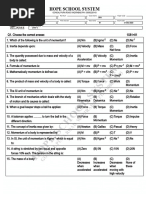 Multiple Choice Questions Class 5 Science | PDF | Seed | Bacteria
