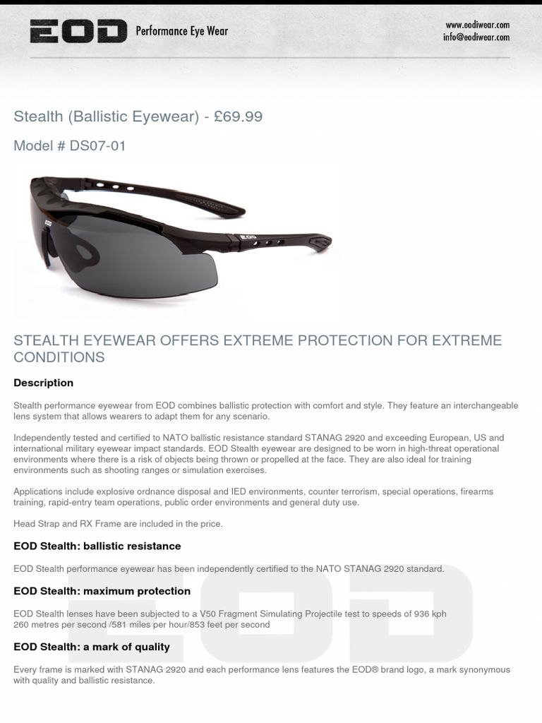 Stealth | PDF | Glasses | Optics