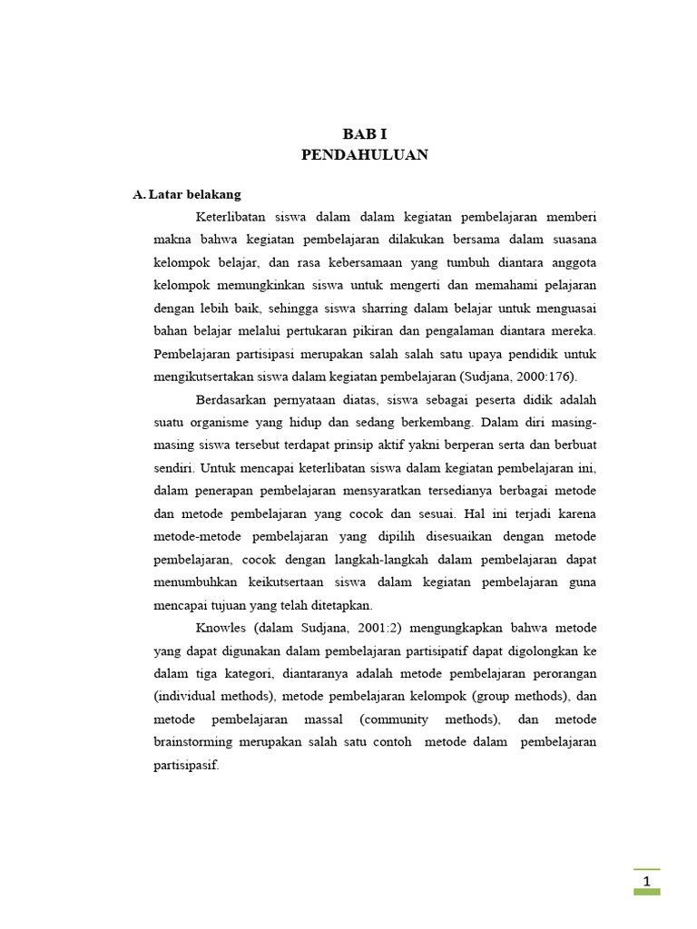 Metode Brainstorming dalam Pembelajaran | PDF | Karier & Perkembangan
