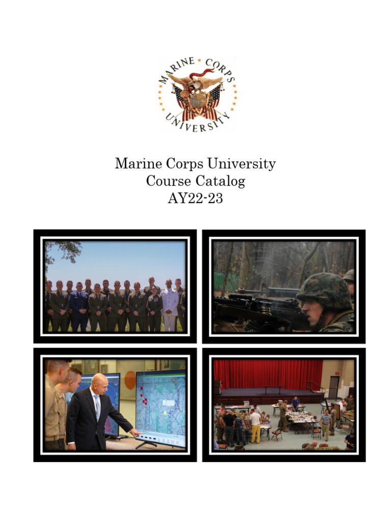 AY22-23 MCU Catalog - Final | PDF | Military