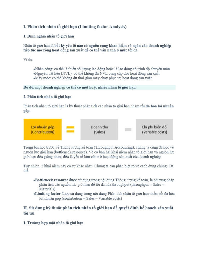 Limited Factor Analysis | PDF