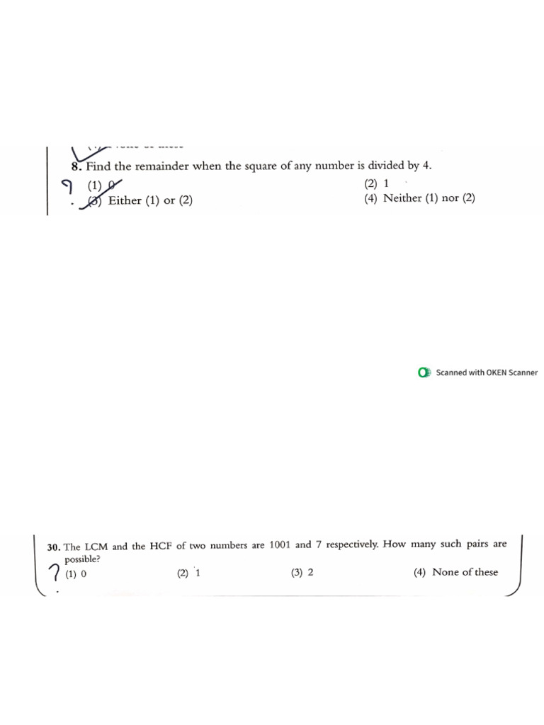 Pearson number system class 10 doubts | PDF