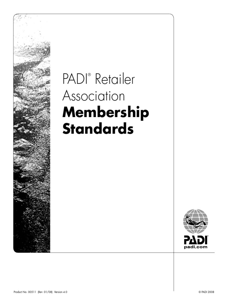 PADI 5 Star Dive Center Standards | PDF | Scuba Diving | Underwater Diving