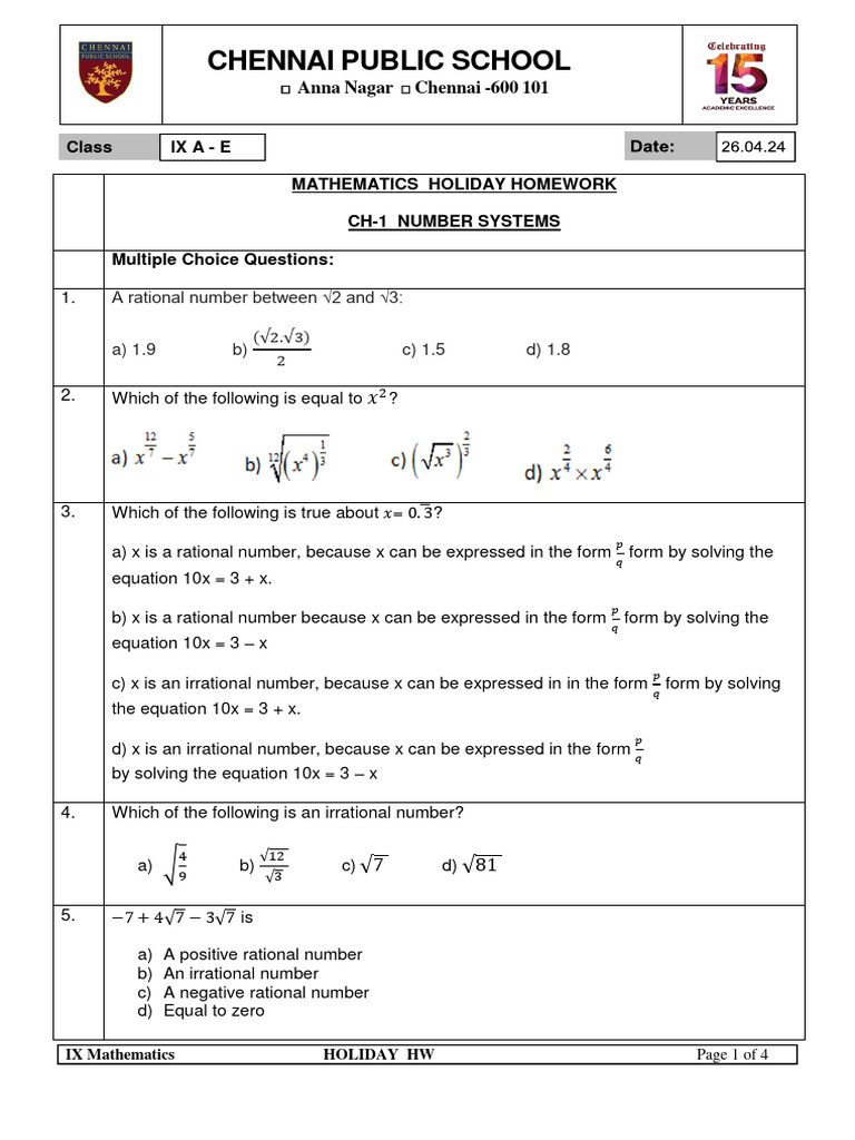 2604241519313817 | PDF | Numbers | Rational Number