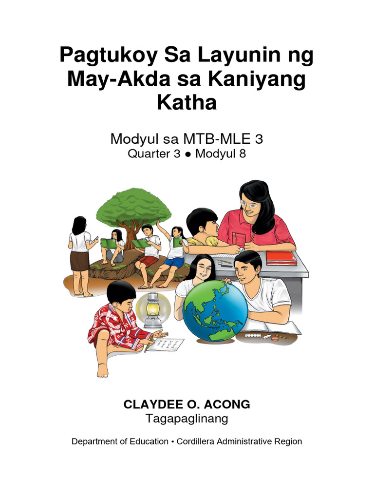 MTB_MLE_FILIPINO-3.-Q3-WK8-Acong - TransFil | PDF