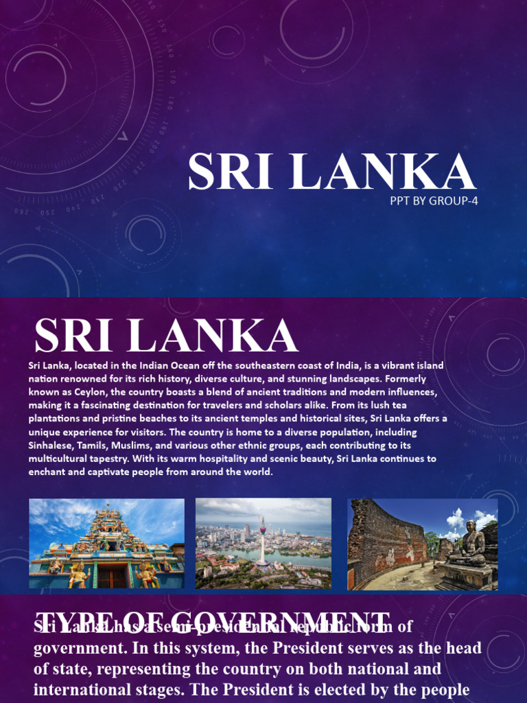 On Srilanka by Grp-4 | PDF | Sri Lanka | Democracy