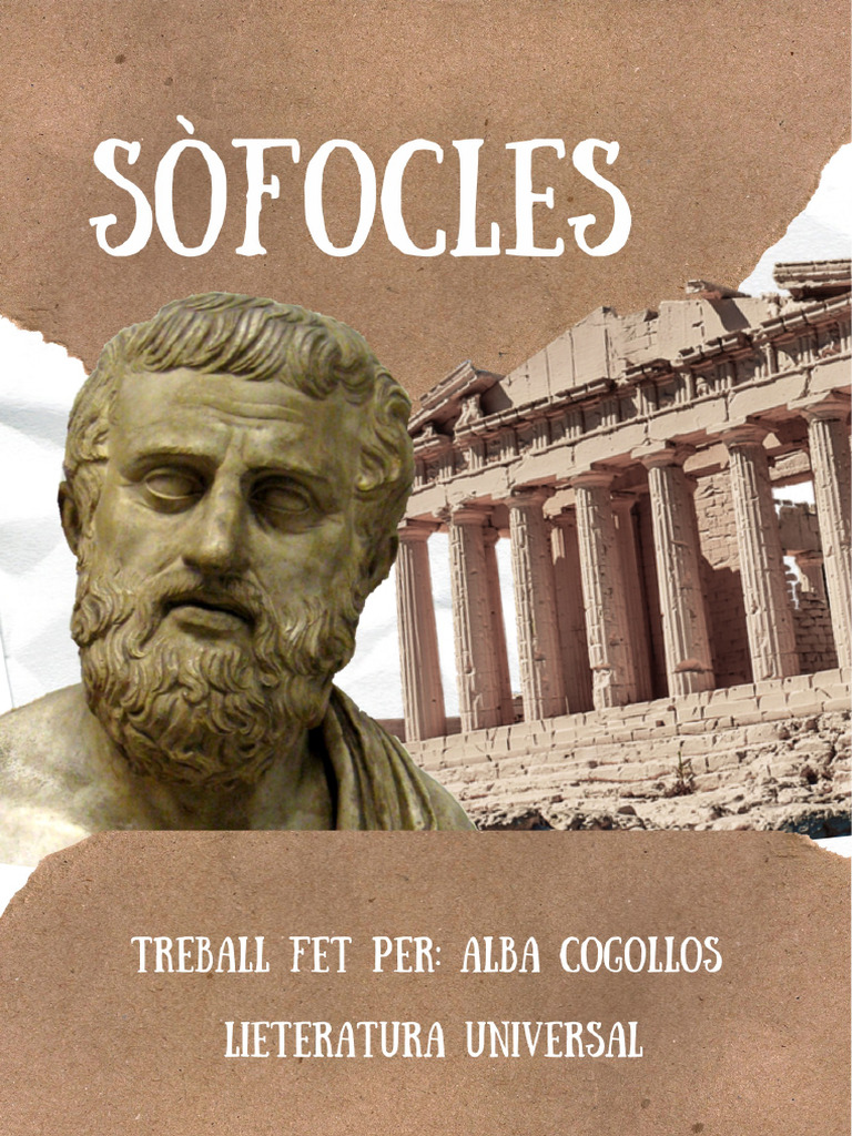 Treball Literatura Universal - Sofocles - 1r BATX | PDF
