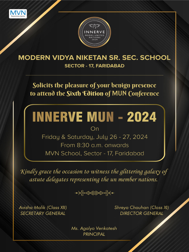 Innerve Mun 2024 | PDF | United Nations Security Council | Social Equality