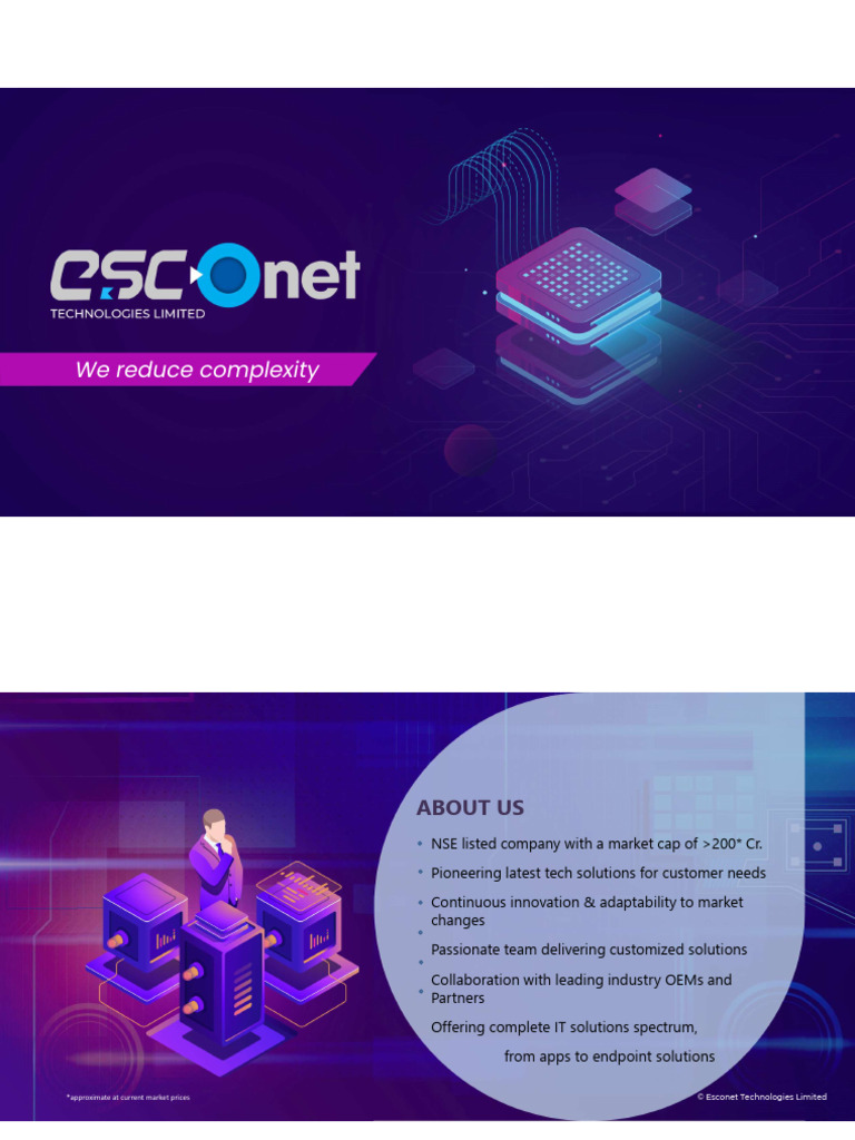 Esconet 15032024114442 Etlpresentation14032024 | PDF | Cloud Computing | Information Technology