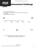 KSF 2021 Cadet Math Problems Solutions | PDF | Mathematics | Euclidean ...