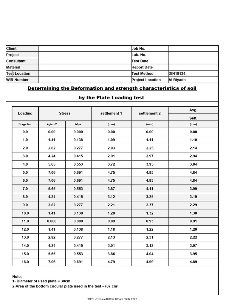 PLT - Din 18134 | Download Free PDF | Deformation (Engineering ...