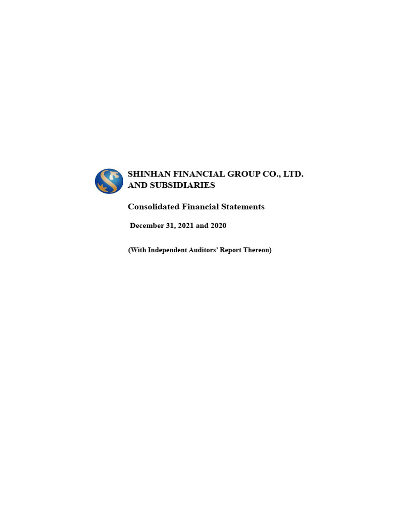 SFG FY2021 Consolidated Audit Report | PDF | Going Concern | Audit