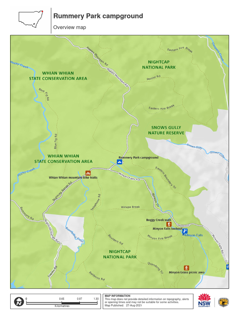 Rummery Park Campground Map | PDF