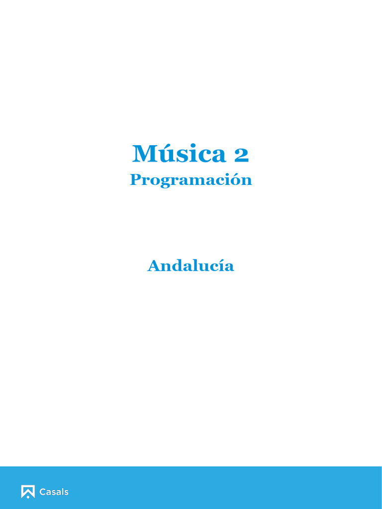 Música 2 ESO 2021 Andalucía | PDF | Aprendizaje | Iniciativa empresarial