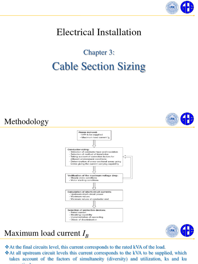 CHAPTER 3 Cable Section Sizing | PDF