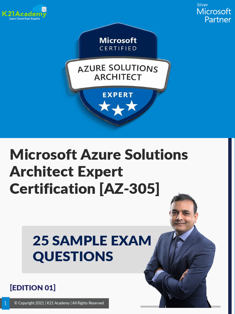 Azure Solution Architect Sample Exam Question Guide Edition1+ | PDF | Microsoft Azure | Databases