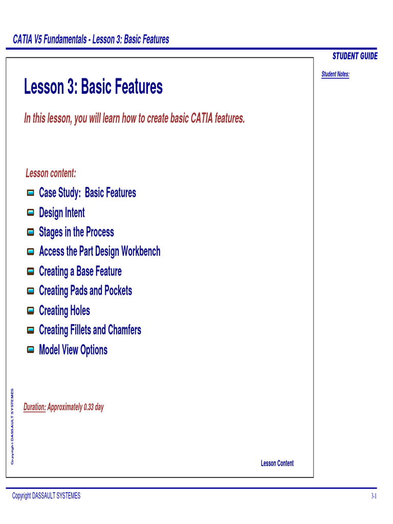 Edu Cat en v5f FF v5r16 Lesson03 Toprint | PDF | Extrusion | Tangent